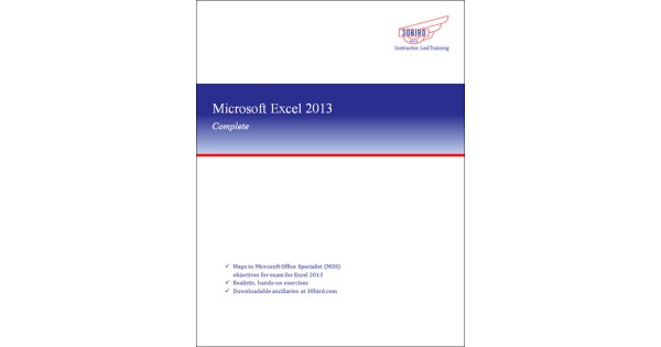 Microsoft Excel 2013 Complete - 30 Bird