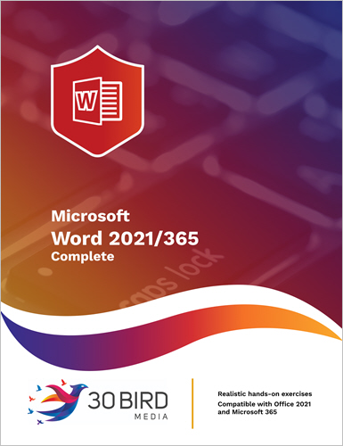 Microsoft Word 2021/365 Training Material | Word 2021/365 Complete